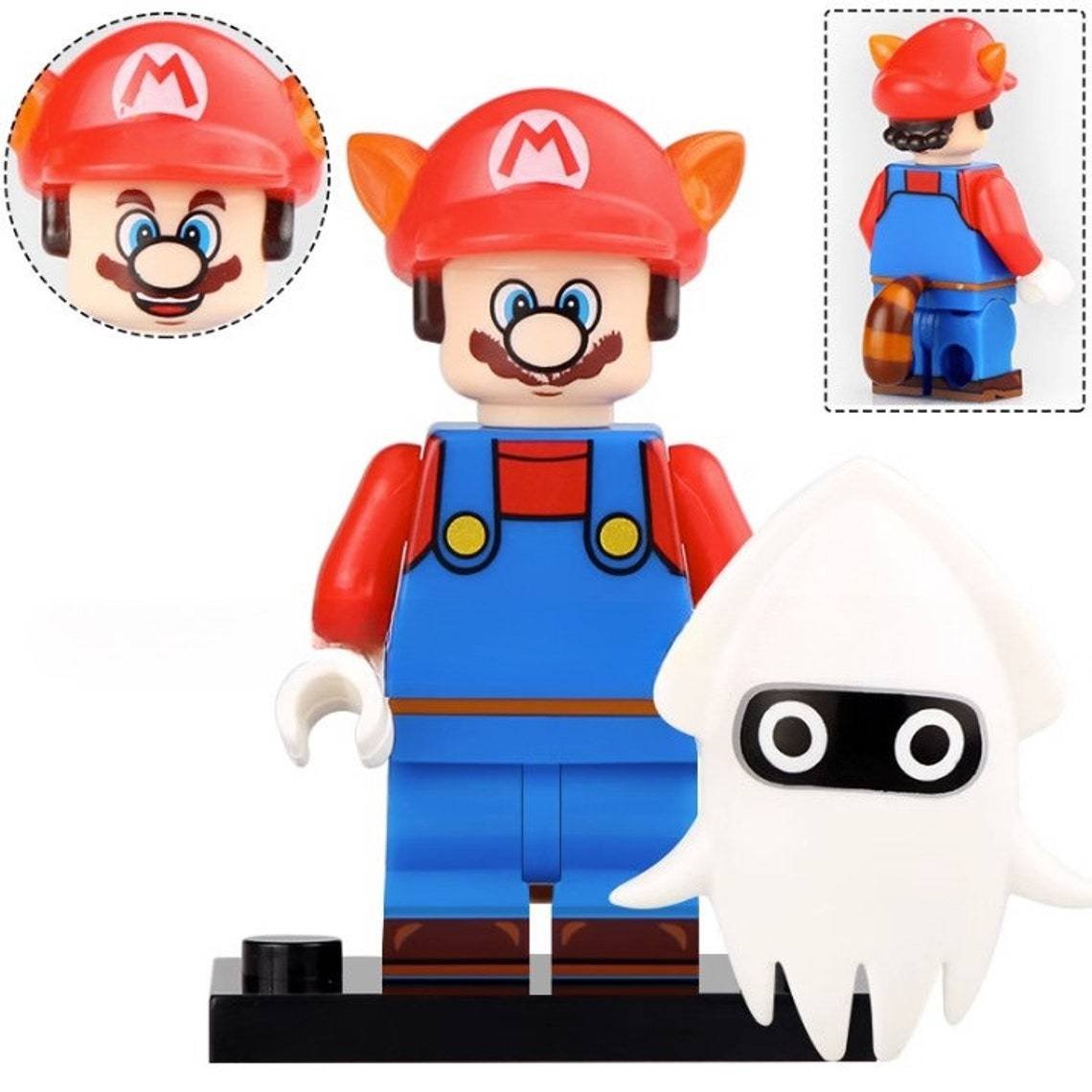 Raccoon Mario from Super Mario Custom Minifigure – TMF Figs