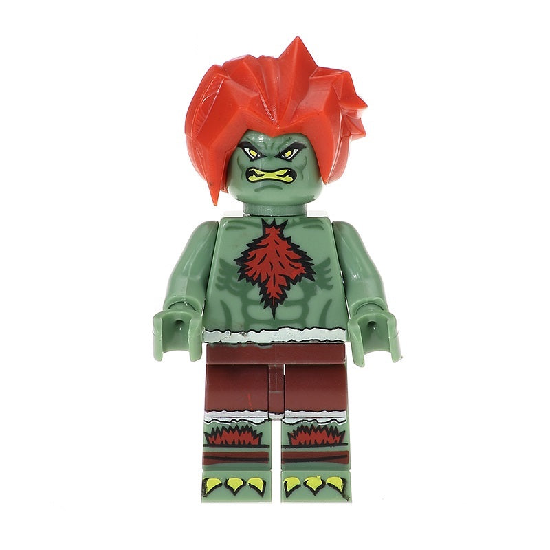 Blanka Street Fighter Custom Minifigure – TMF Figs