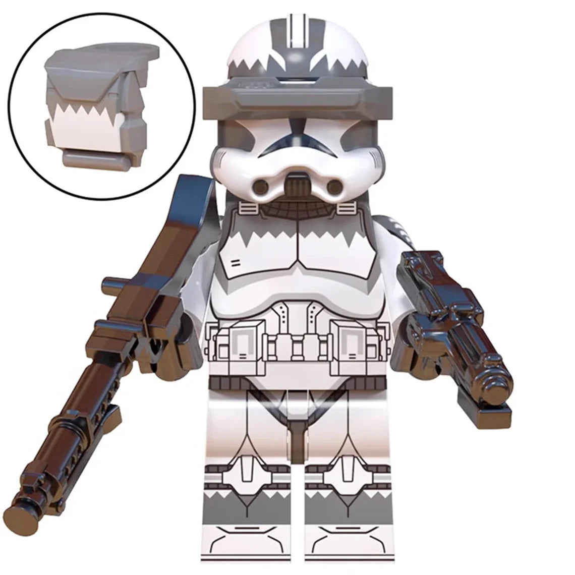 Wolfpack Clone Trooper Sergeant custom Star Wars Minifigure – TMF Figs