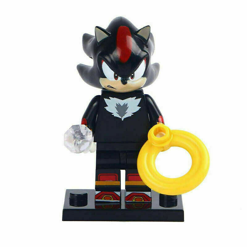 Shadow the Hedgehog from Sonic the Hedgehog Custom Minifigure – TMF Figs